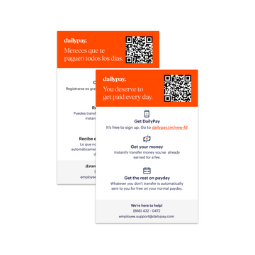 Standard FAQ Card – DailyPay Materials